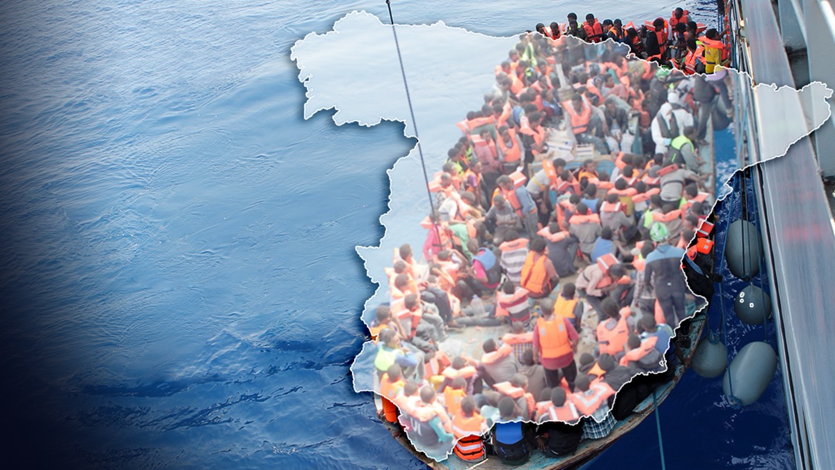 Invasión Migratoria 900 Inmigrantes Ilegales Han Llegado A España En