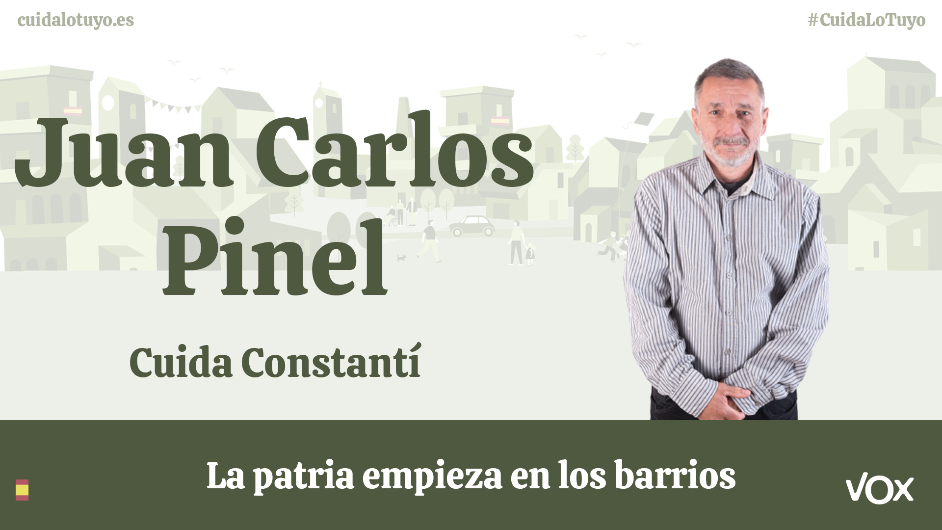 Juan Carlos Pinel será el candidato de VOX a la alcaldía de Constantí - VOX