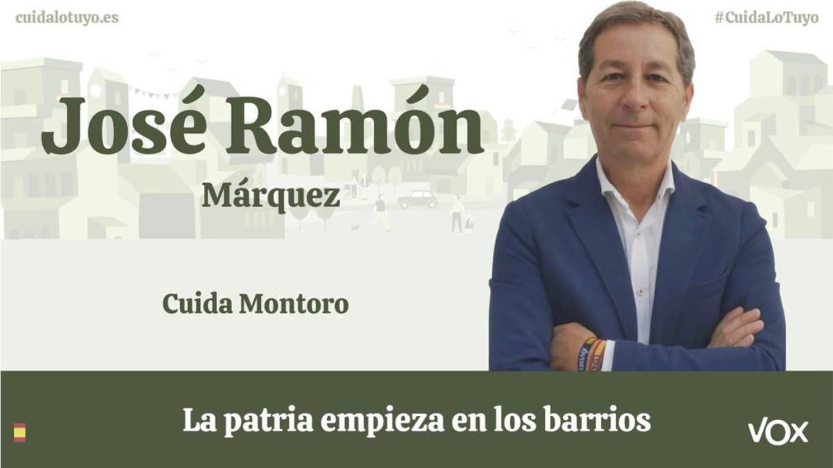 José Ramón Márquez candidato de VOX a la alcaldía de Montoro