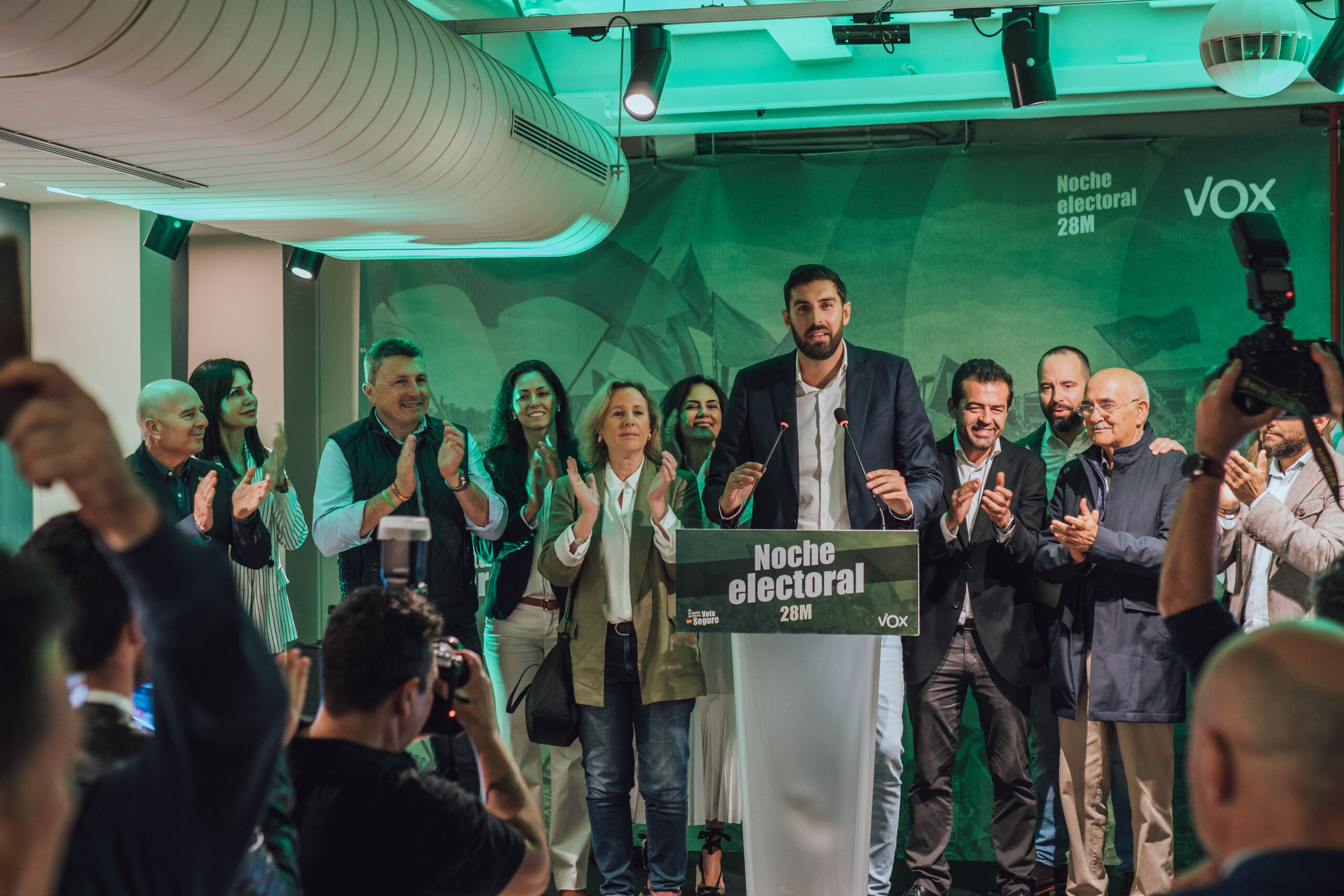 VOX celebra que es el partido que más crece en la Región de Murcia - VOX