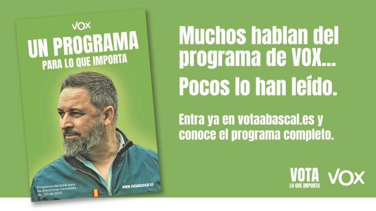 Programa Electoral de VOX 23J - VOX
